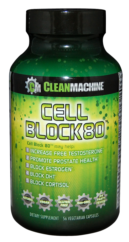 Cell Block 80™ – Testosterone Booster, By CleanMachine | Vegan Proteins